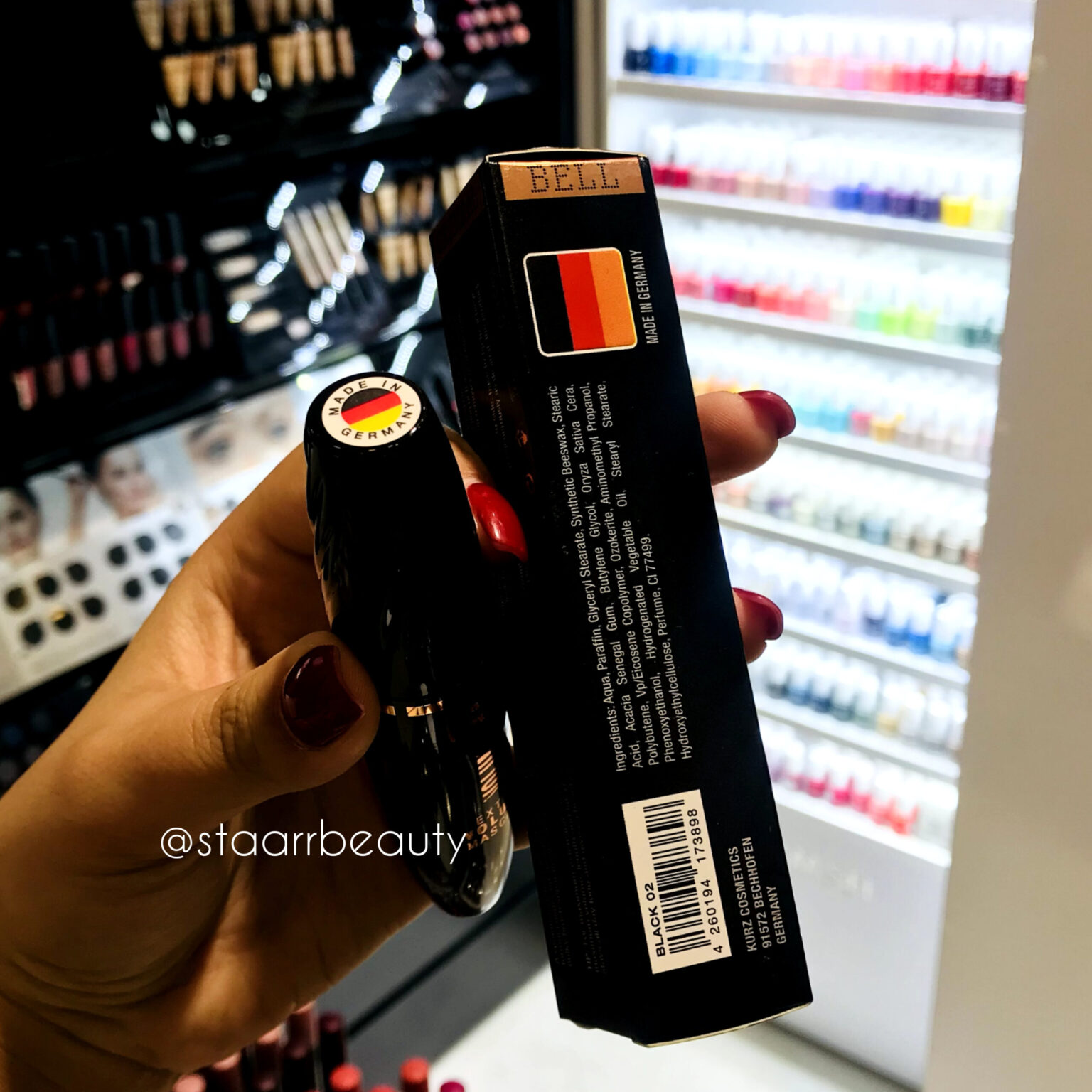 ریمل بل ولوم لش مدل اکسترا ولوم اصل آلمان – bell l - استاربیوتی